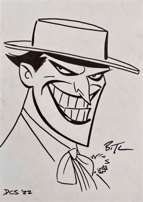 Joker Bruce Timm In Hugo Daniel Del Rios My Gallery Comic Art