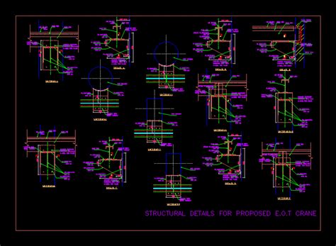 Eot Crane Dwg Detail For Autocad • Designs Cad