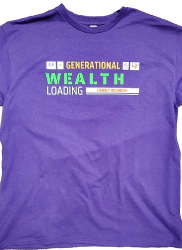 Generational Wealth T Shirt Be The Difference