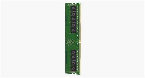 3d ddr4 sdram memory module model turbosquid 1430433