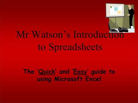 Introduction To Spreadsheetspptx