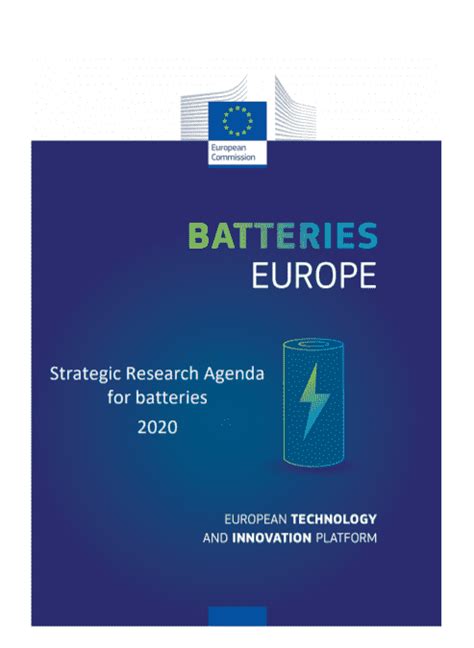 “欧洲电池”发布首个战略研究议程 字节点击
