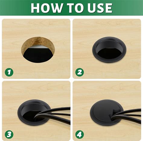 Bolatus Pcs Mm Desk Grommets Round Desk Cable Hole India Ubuy