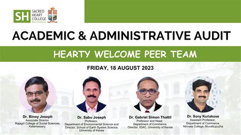 Sacred Heart College Thevara Hearty Welcome Academic