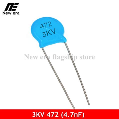 100pcs 472 3kv 4 7nf High Voltage Ceramic Capacitor 3000v 4700pf 472m