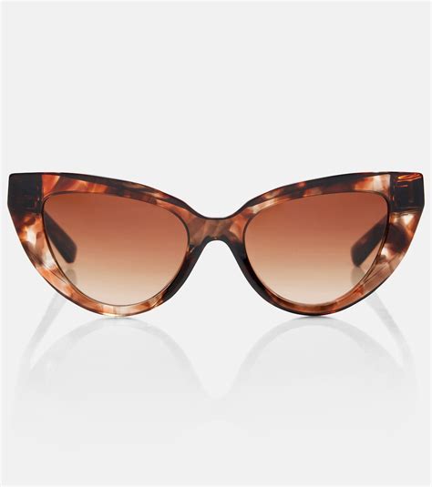 Dg Cat Eye Sunglasses In Brown Dolce Gabbana Mytheresa
