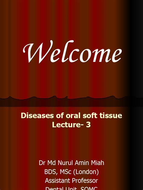 Oral Soft Tissue 3 Pdf Medical Specialties Diseases And Disorders