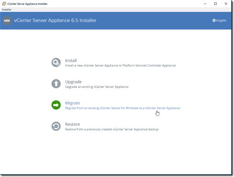 Migrate From Windows Based Vcenter To Vcenter Server Appliance 65