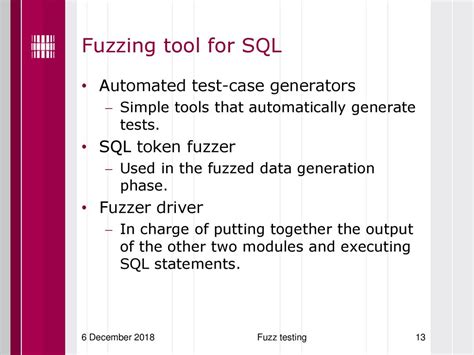 Fuzz Testing Eerik Till Ppt Download
