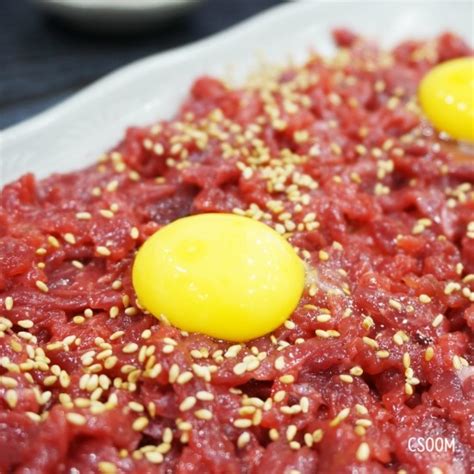 광장시장 육회 맛집 부촌육회 진짜 맛있고 신선해서 좋으다♪ 개존맛bb 네이버 블로그