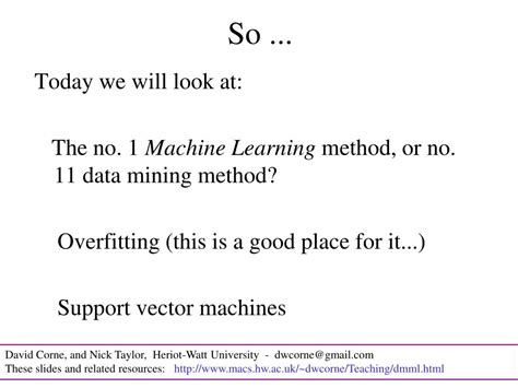 ppt introduction to data mining and machine learning top 10 methods