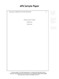 APA Sample Paper Waketech Edu Apa Sample Paper Waketech Edu Pdf