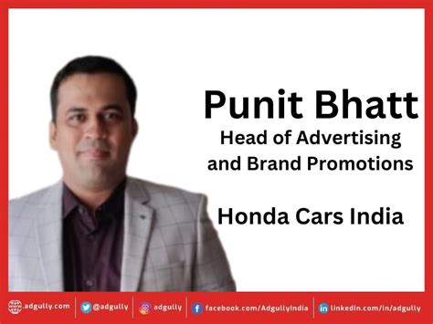 Punit Bhatt Joins Honda Cars India As Head Of Advertising Brand