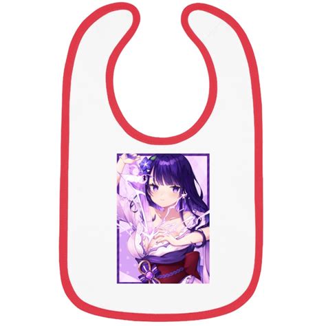 Cute Raiden Shogun Genshin Impact Bibs Sold By Stevenshopscrafts Sku