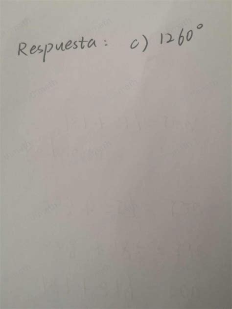 Solved Cuai es la suma de todos los ángulos internos de un geometry Gauthmath
