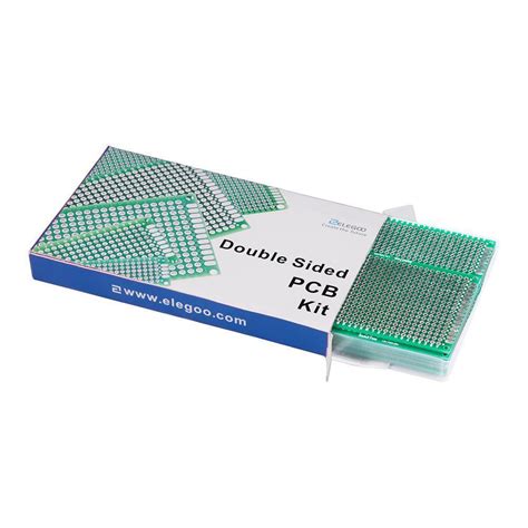 Elegoo Double Sided Pcb Board Prototype Kit For Diy Soldering Compatible With Arduino Kits