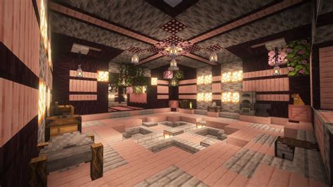 Minecraft Cherry Basement Inspiration Nel 2025 Edifici Minecraft Minecraft Idee Minecraft