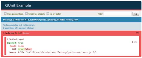 30分钟qunit入门教程 Csdn博客