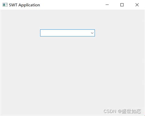 Java Swt 下拉框combo动态展示信息和事件监听下拉框监听事件 Csdn博客