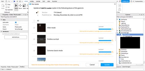 did not update packages due to modifications with the update all