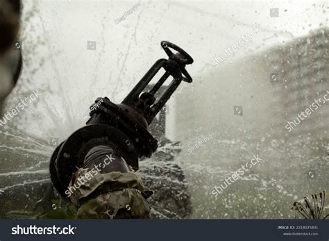 Leaking Valve On A Chemical Pipe Over 229 Royalty Free Licensable