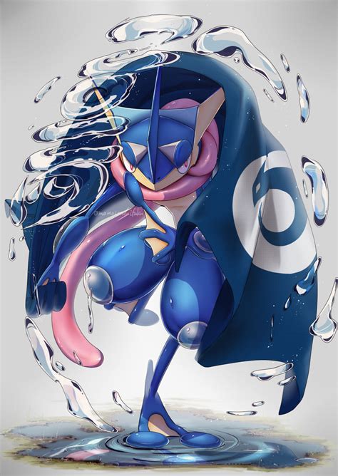 Greninja Pokemon Drawn By Daifukusuke Danbooru