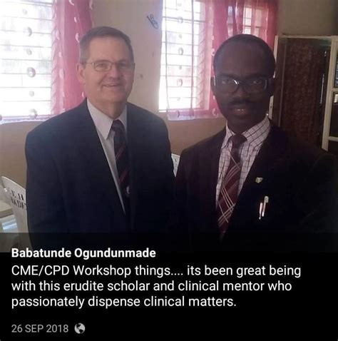 Babatunde G Ogundunmade Pt On Linkedin Memory Lane