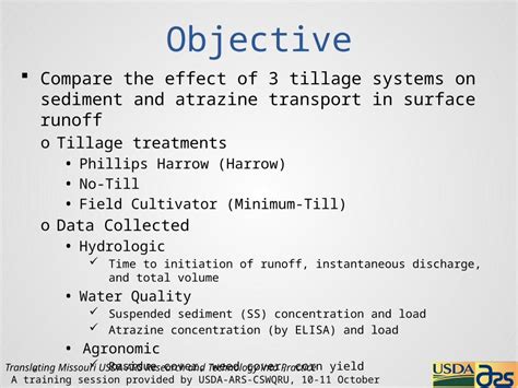 Pptx Atrazine Incorporation And Soil Erosion Balancing Competing