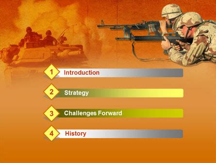 US Army Operations PowerPoint Template Backgrounds PoweredTemplate Com