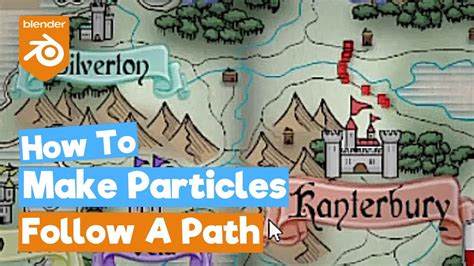 Blender Particles Tutorial: How to Make Particles Follow a Path (Animation) - YouTube