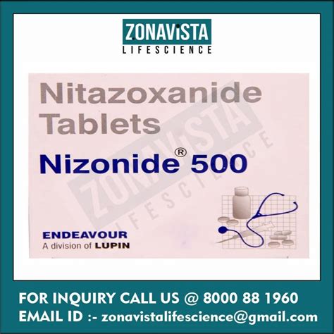 500mg Nitazoxanide Tablets At Rs 99 Stripe Nitazoxanide Tablets In Surat Id 2854042372212