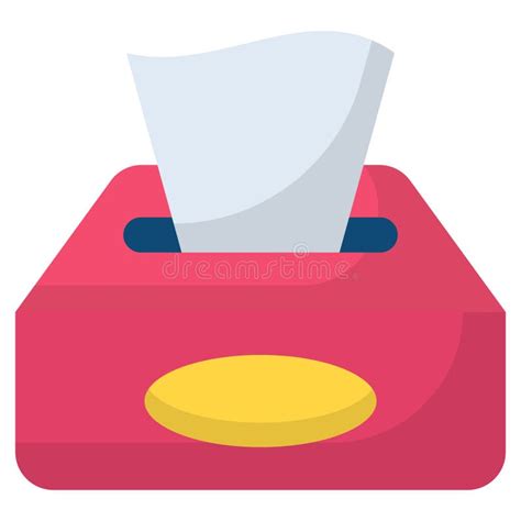 Wipe Clean Tissue Flat Icon Stock Vector Illustration Of Illness Tissue 259971635