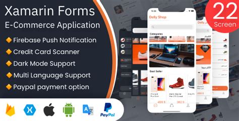 Dellyshop E Commerce App Xamarin Forms Codemarket