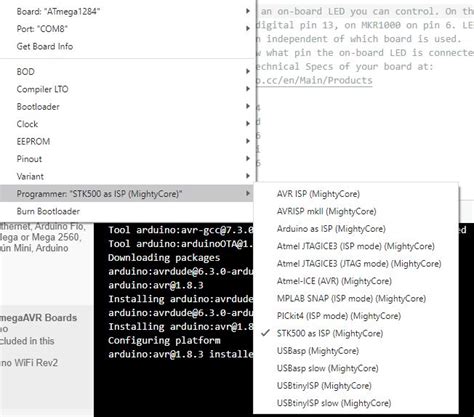 Programmers Txt Change Ignored Ide X Arduino Forum