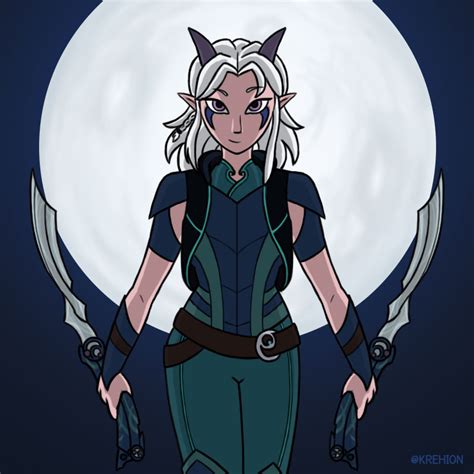 Rayla Fan Art By Me 🌕 Rthedragonprince