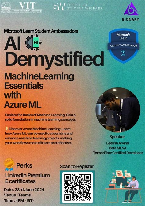 Bionary Club Vitc On Linkedin Webinar Machinelearning Azureml