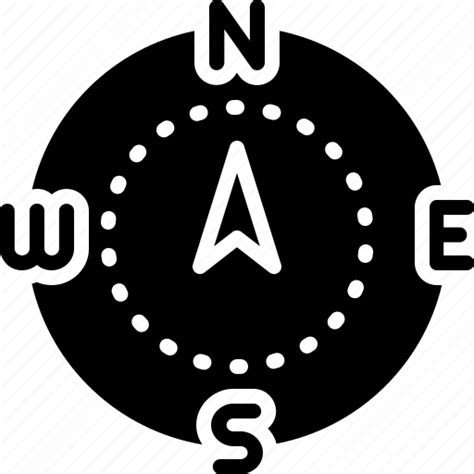 Arrow Compass Directions Discovery Map Navigation North Icon