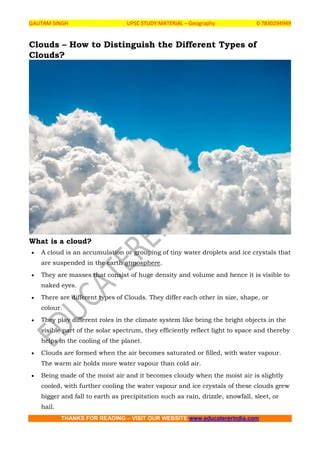 Upsc Geography PDF