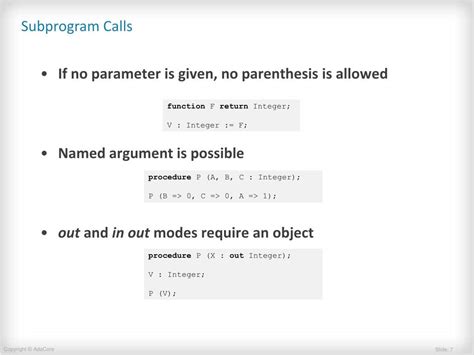 Ppt Subprograms Powerpoint Presentation Free Download Id3765836