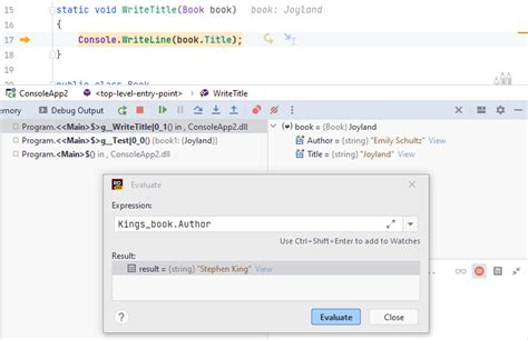 Track Objects Mark Unmark Object Jetbrains Rider Documentation