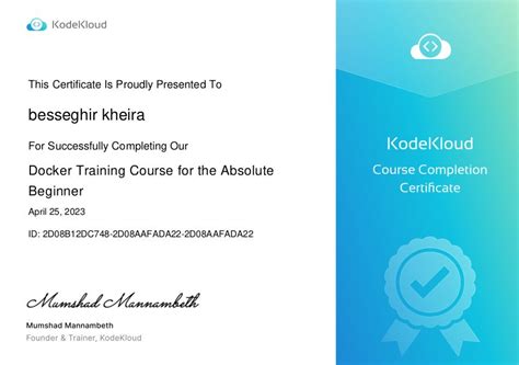 kheira besseghir on linkedin kodekloud docker containerization
