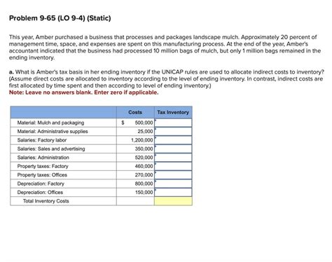 Answered Problem 9 65 Lo 9 4 Static This Bartleby