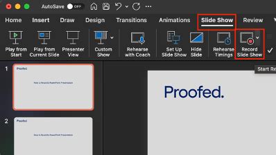 How To Record A Powerpoint Presentation Proofed S Writing Tips