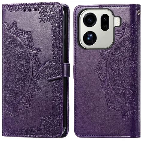 Imoshion Mandala Bookcase Voor De Oppo Find X9 Pro Paars