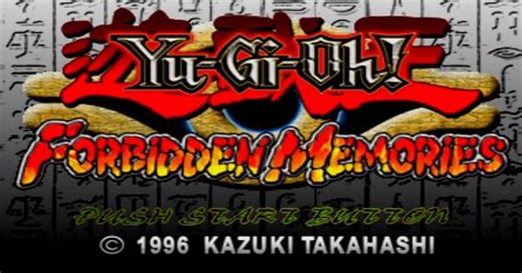 Yu Gi Oh Forbidden Memories PS1 estratégia e diversão para todos os