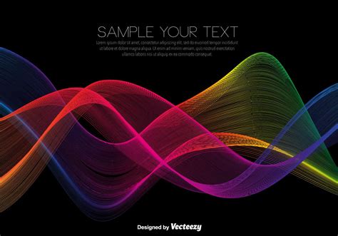 Vector Abstract Colorful Waves 164406 Vector Art At Vecteezy