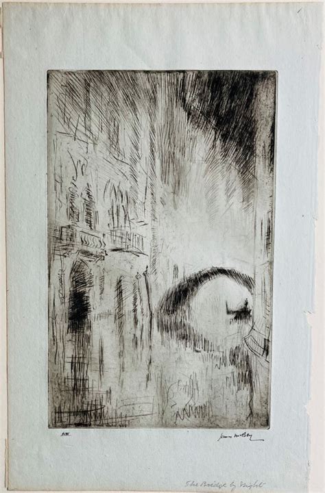 Carter Writes A Venetian Canal By Night A Gondola Is Passung Under A