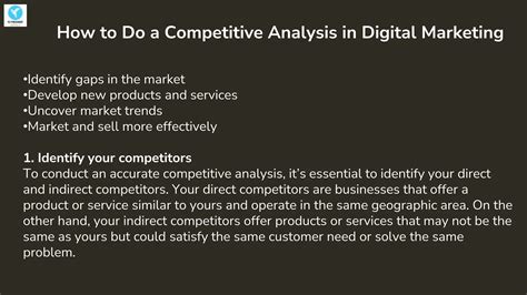 How To Do Competitive Analysis In Digital Marketing PPT