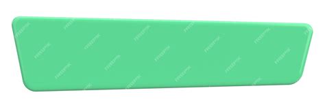 Premium Photo 3d Button Empty Button 3d Illustration