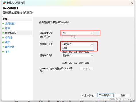 Windows防火墙设置教程：创建允许4001端口访问的入站规则 Csdn博客